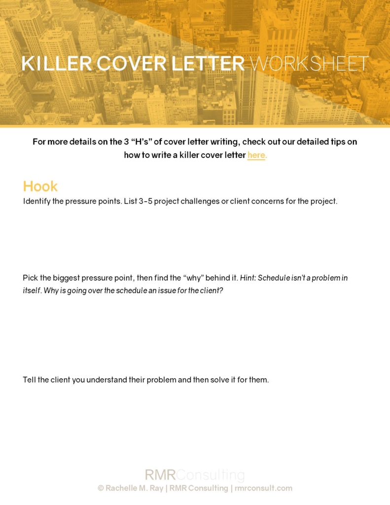 How To Write A Killer Cover Letter